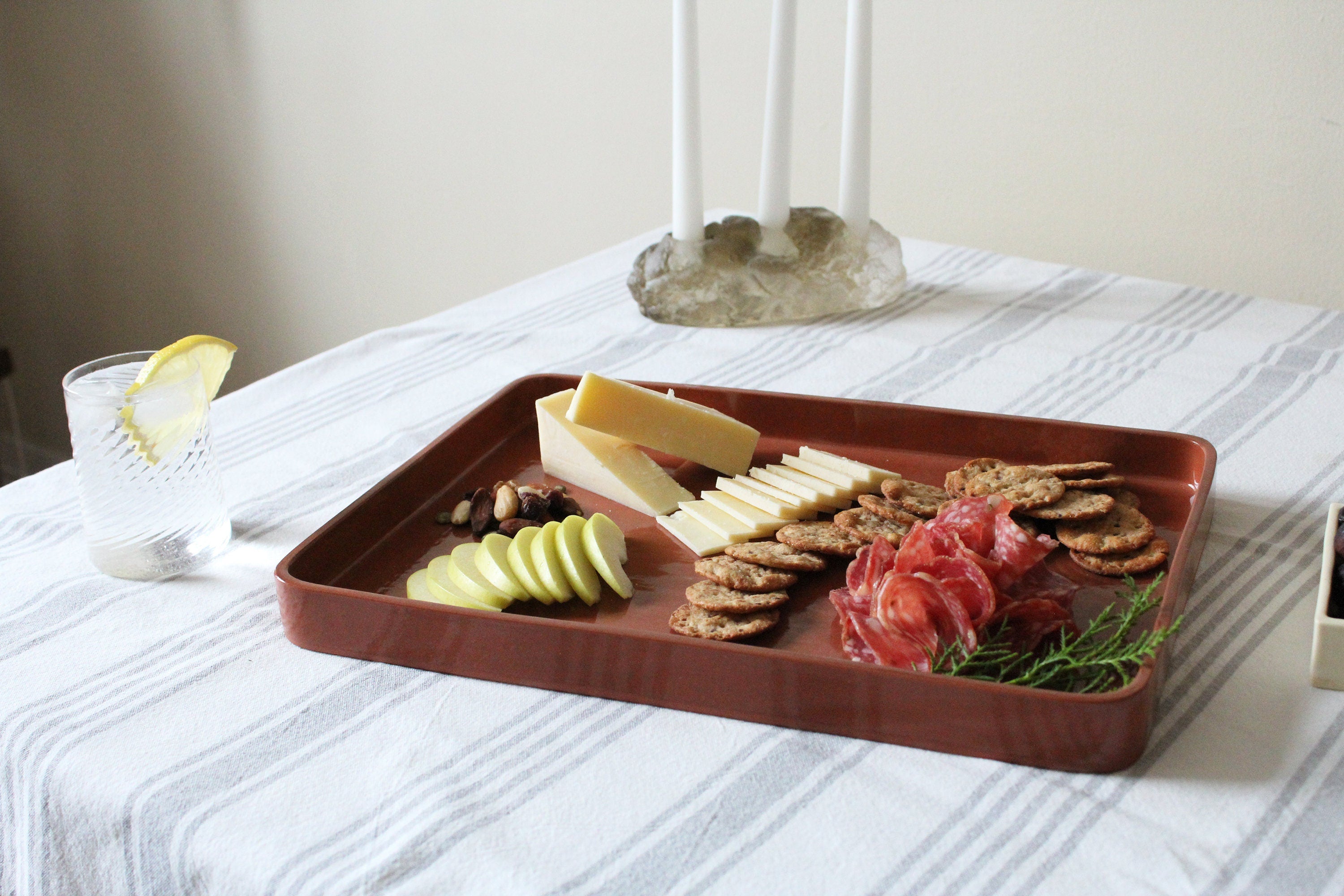 Rectangle Ceramic Tray| Large 14" | Terracotta – Studio Patenaude